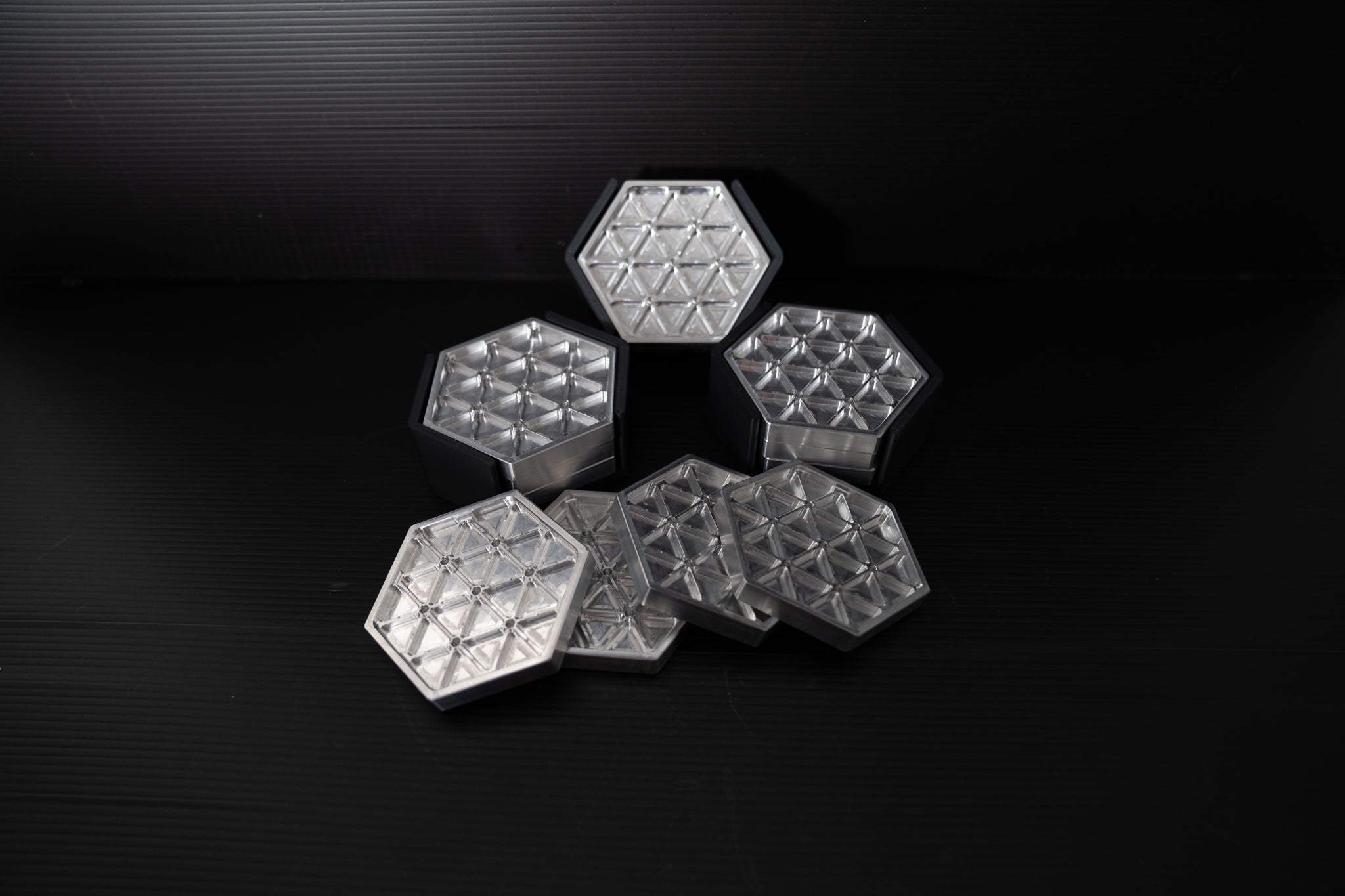 Billet Isogrid Coasters – Kingpin Engineering
